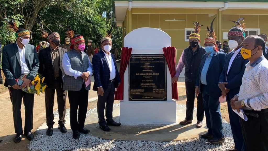 CM inaugurates new school building in Williamnagar - Hub News