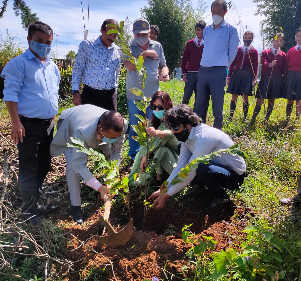 Rotary Club of Orchid City Shillong's 'Project Hariyali' reaches ...