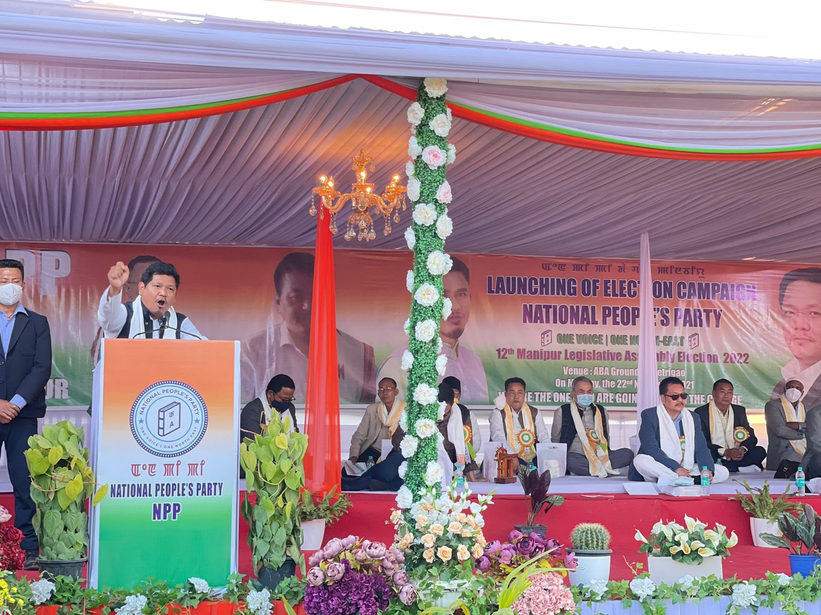 Conrad kicks off campaign for Manipur Assembly elections 2022 - Hub News
