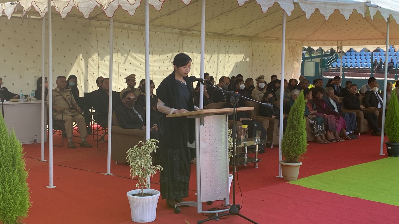 Former CM JD Rymbai’s mortal remains laid to rest with full state ...