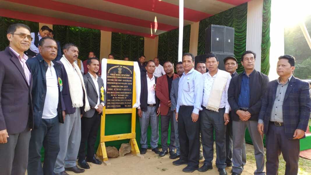 Shylla lays foundation for Rymbai-Borghat-Jalalpur Road - Hub News