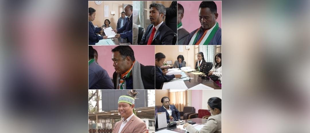 Williamnagar-o sak 11 candidate-rang nomination file ka•anga. - Hub News