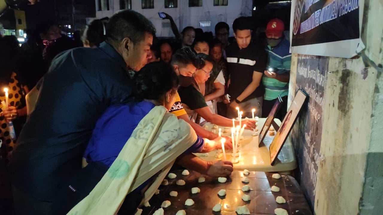 Binong clan holds candlelight vigil to mourn death of Walinda Binong ...