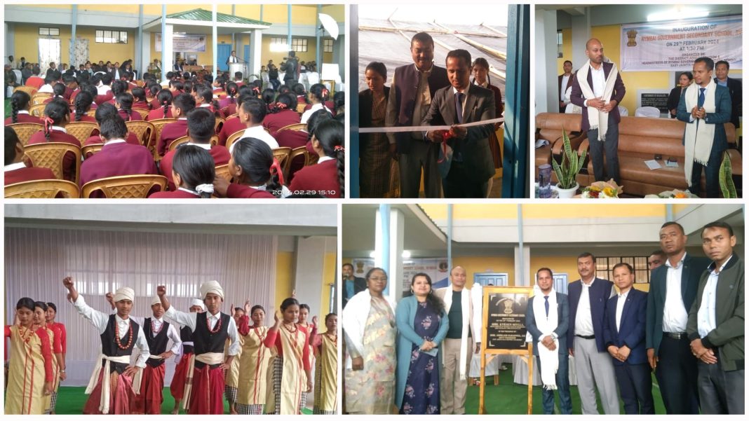 New block of Rymbai Secondary school inaugurated