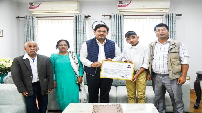 CM Conrad honors brave young boy for rescuing drowning girl at Rilang ...