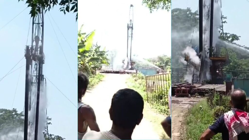 Gas leak at ONGC well in Sivasagar enters fifth day; 70 families ...