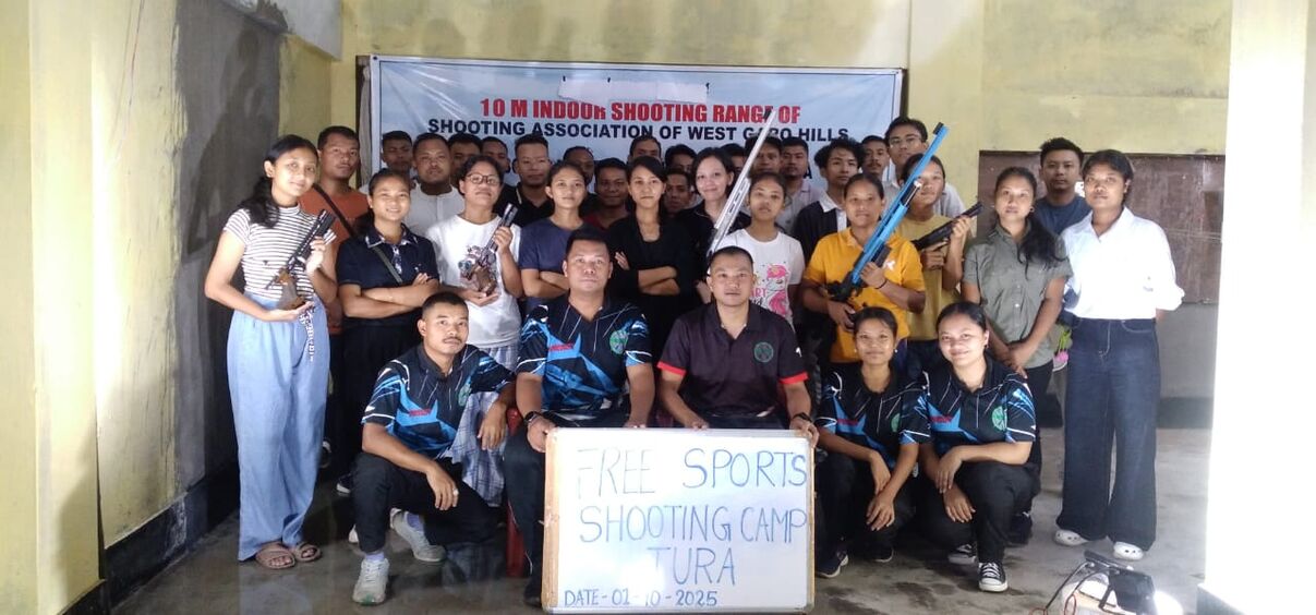 One-day free sports shooting camp held in Tura