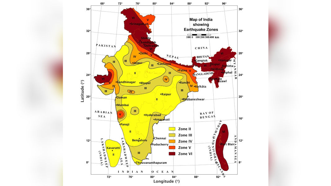 India upgrades seismic zoning: entire Northeast now classified as ...