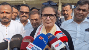 Sushmita Dev returns to Assam, credits BJP's development push for ...